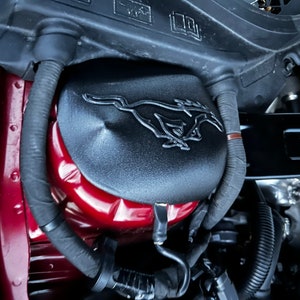 2015-2023 Mustang Strut Tower Covers (mach 1) Embossed (all Black) - Etsy