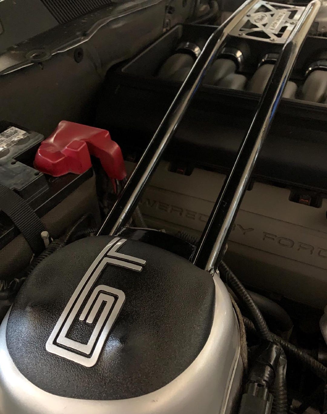 2005-2014 Ford Mustang Strut Tower Covers (set of 2) GT (choose Logo ...