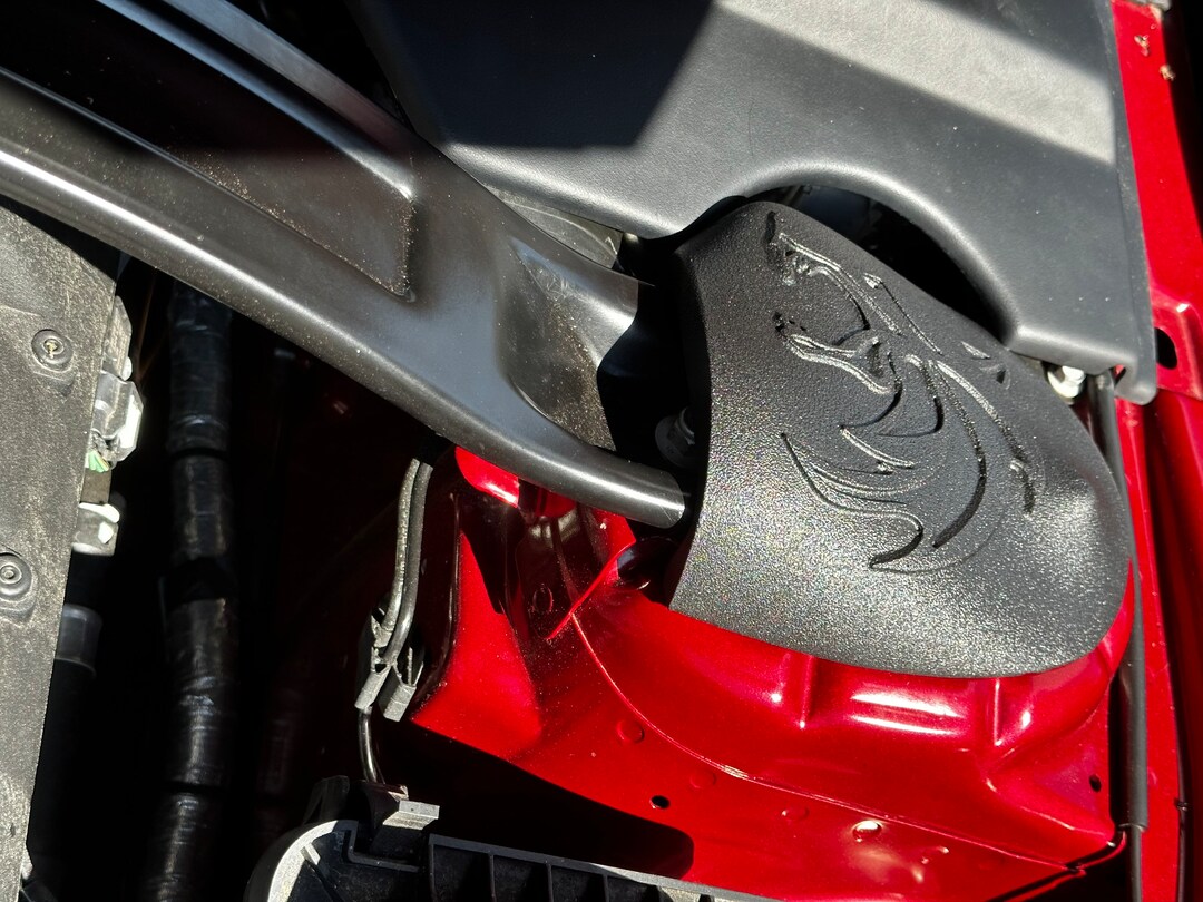 2015-present Mustang Strut Tower Covers (coyote Head2) - Etsy