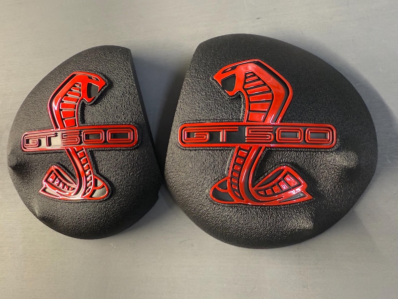 2020-2022 Ford Mustang GT500 Strut Tower Covers (predator) (choose Logo ...