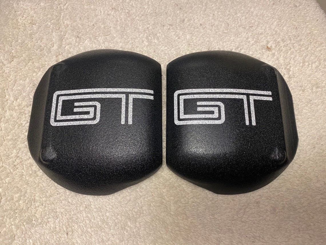 2005-2014 Mustang Strut Tower covers caps set of 2 GT logo | Etsy