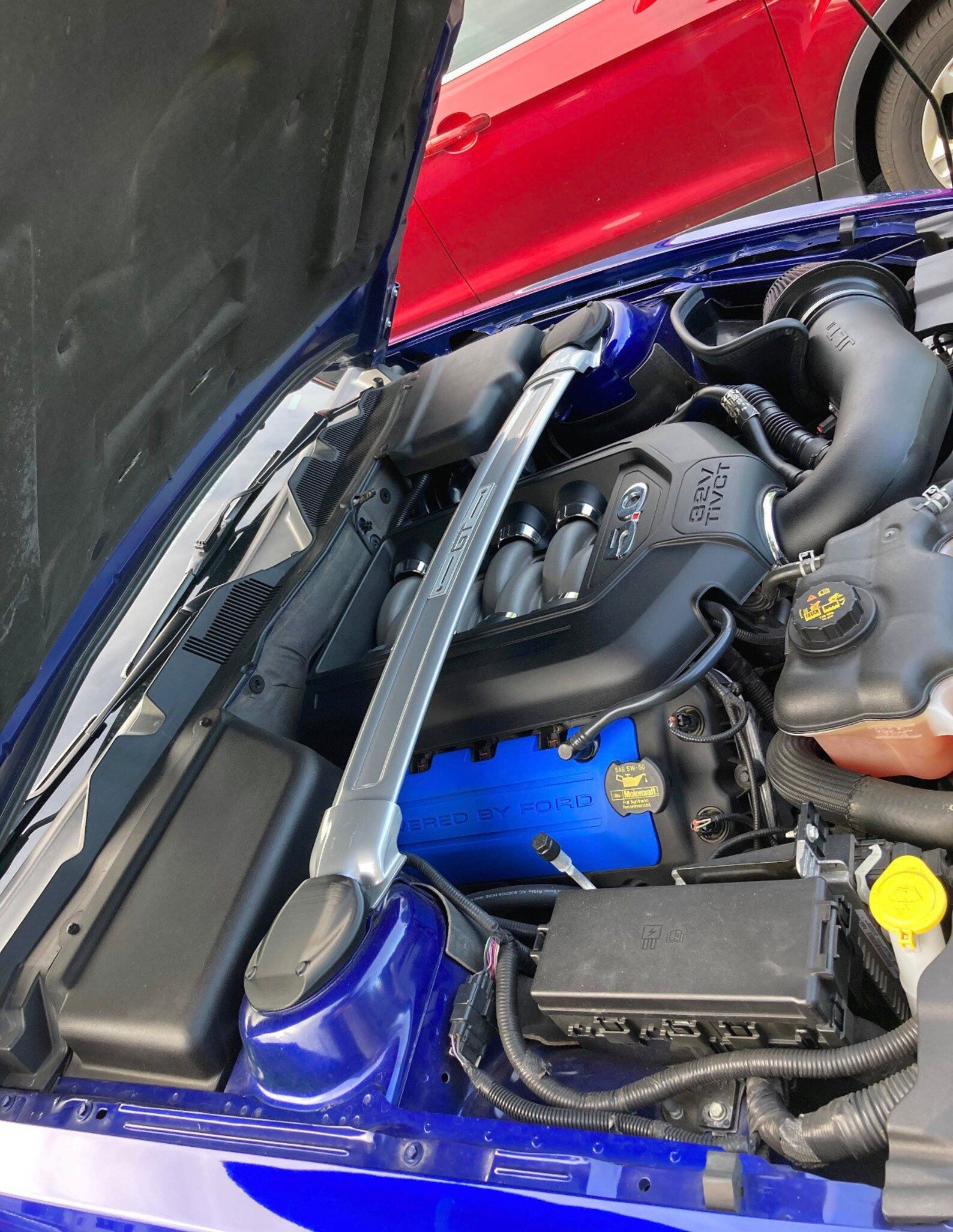 2005-2014 Mustang Strut Tower covers caps set of 2 GT logo | Etsy