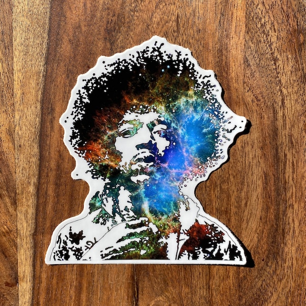 Jimi Hendrix Sticker - Etsy