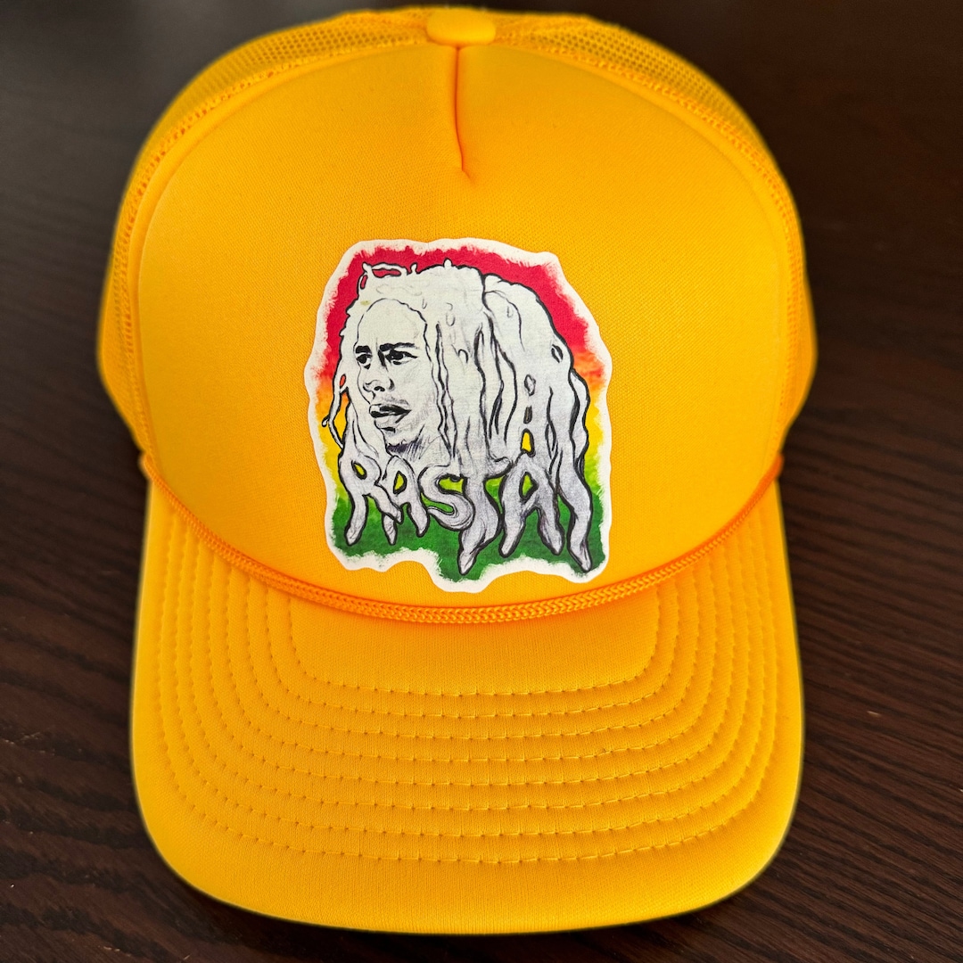 Bob Marley Rasta Trucker Hat/cap! - Etsy