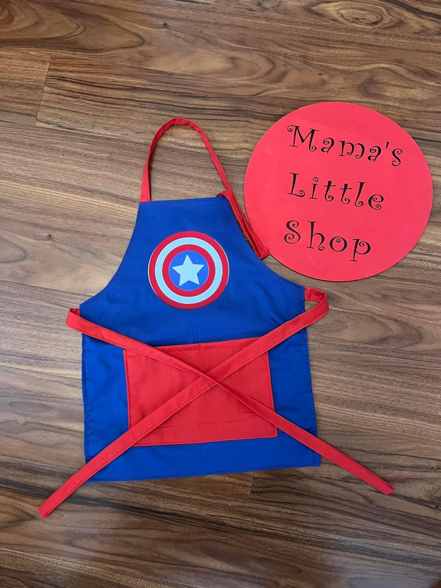 Captain America Inspired Apron - Etsy