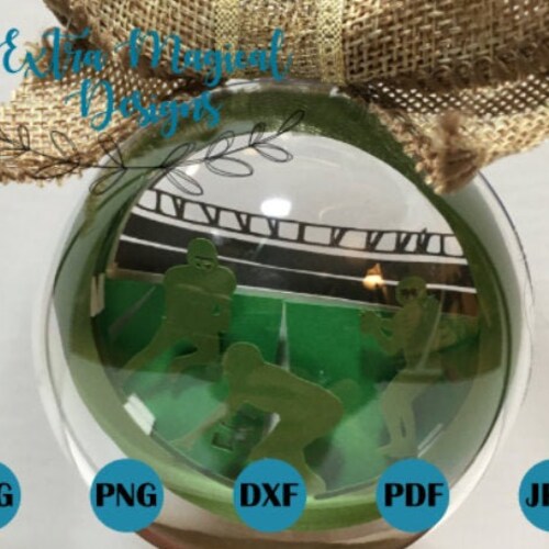 Christmas Phoenix Shadow Box 3D Christmas Ornament Digitial - Etsy