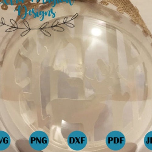 Christmas Phoenix Shadow Box 3D Christmas Ornament Digitial | Etsy