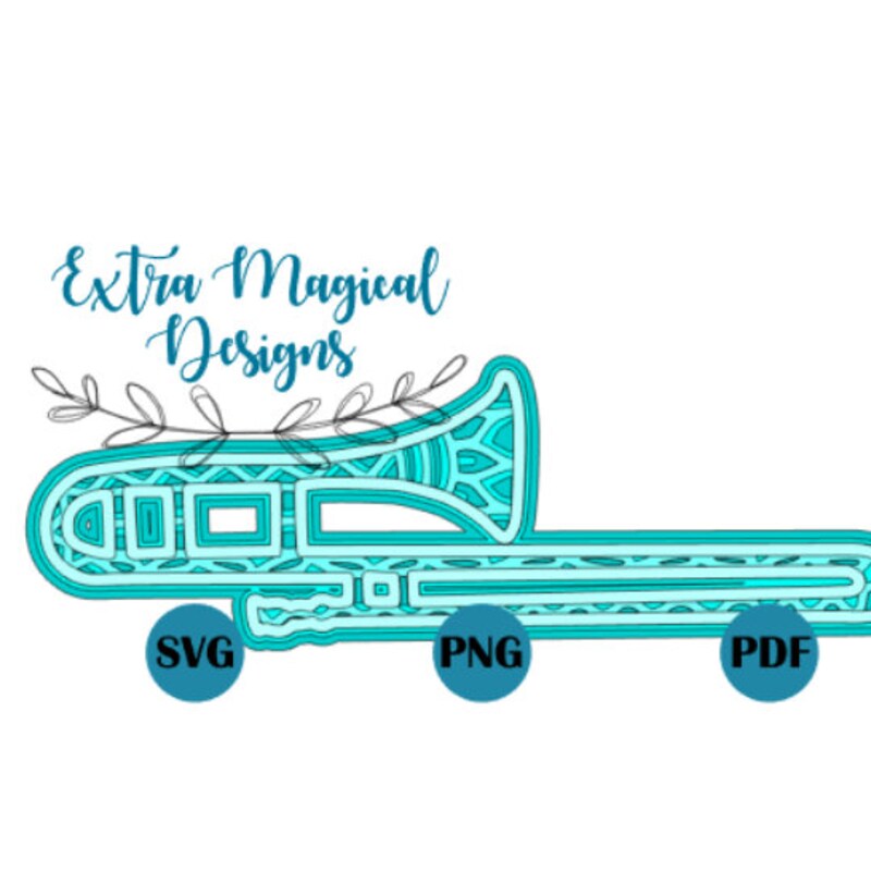 Trombone Svg - Etsy