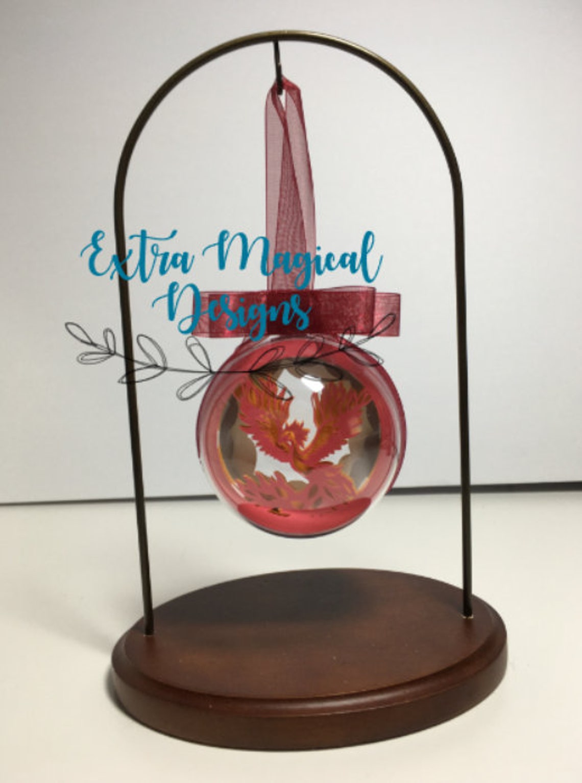 Christmas Phoenix Shadow Box 3D Christmas Ornament Digitial | Etsy