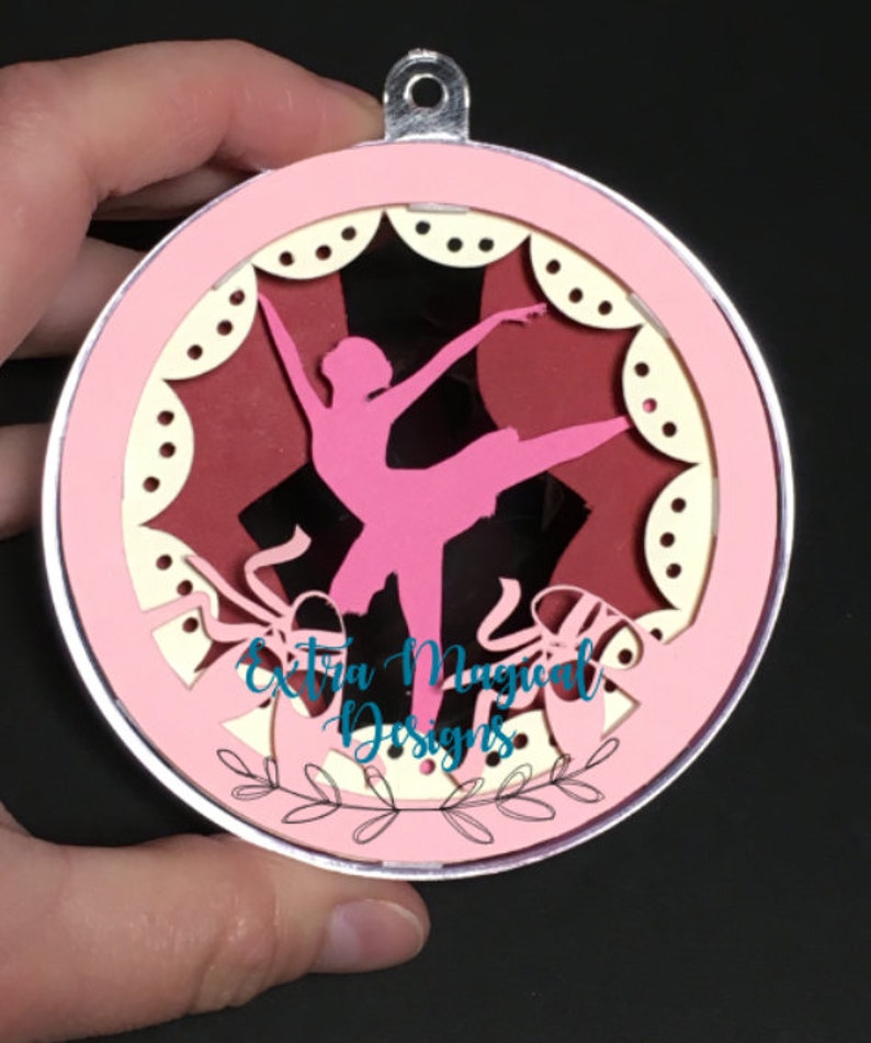 Christmas Ballet Ballerina Dancer Shadow Box 3D Christmas - Etsy