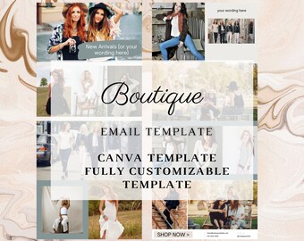 Neutral Minimal Chic Email Template, Fashion Boutique Email Newsletter ...