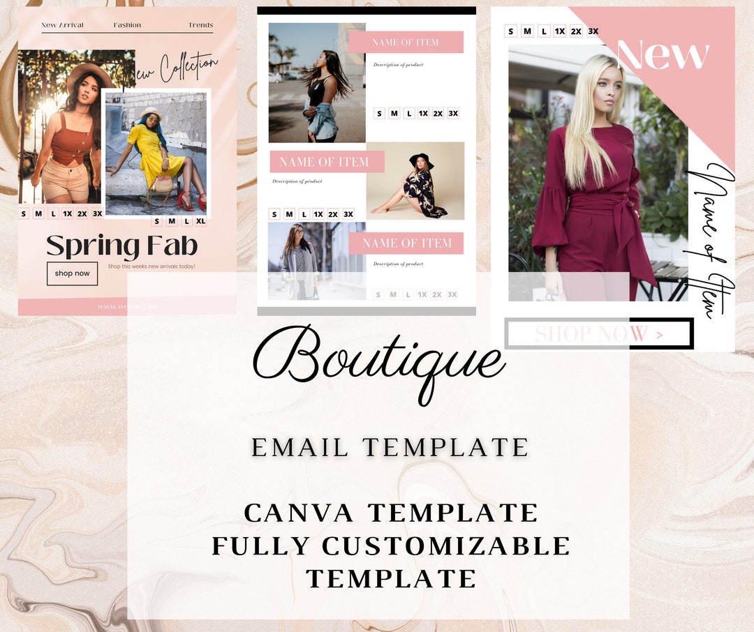 Fashion Email Template, Canva Email Template, Minimalist Email ...