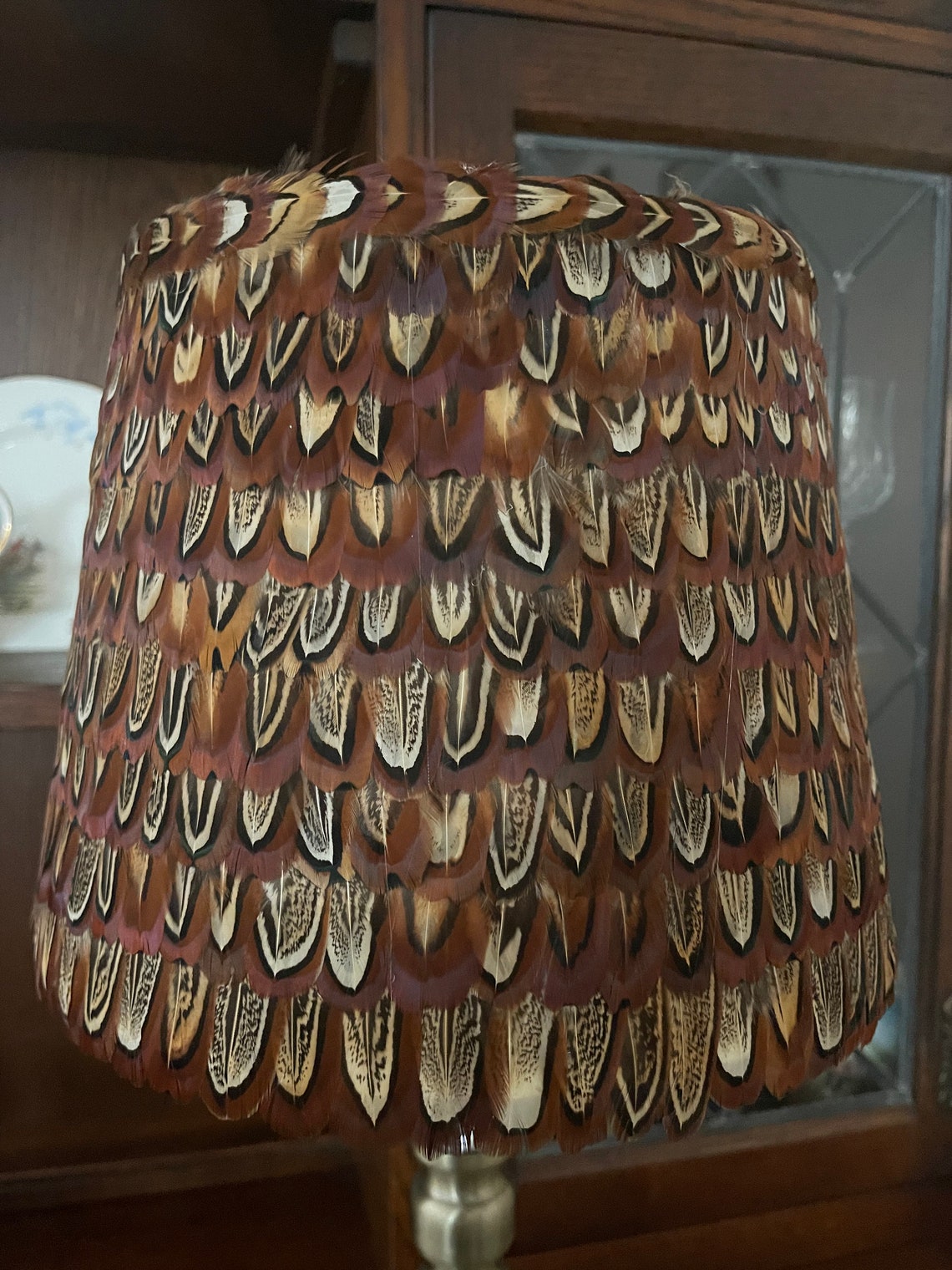 Ring Neck Pheasant Cock Bird Feather Lamp Shade - Etsy