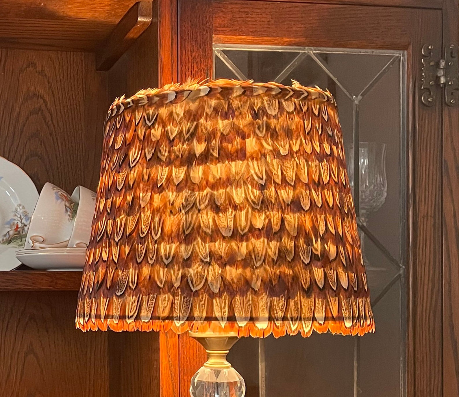 Ring Neck Pheasant Cock Bird Feather Lamp Shade - Etsy