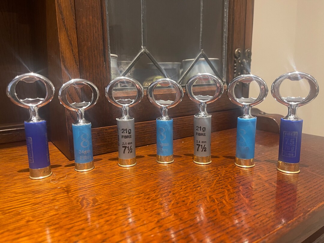 Shotgun Cartridge Bottle Opener - 12 Bore Spent Shell Beer Bottle ...