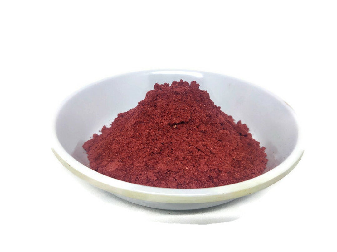 1 LB Pure Natural Red Yeast Rice Powder, Angkak, Red Fermented Rice ...