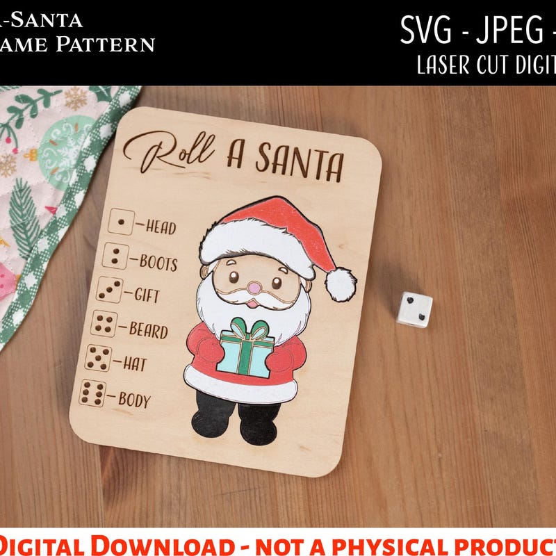 Svg Files Santa Engraving - Etsy