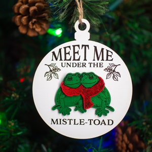 Laser Cut Digital File / Mistletoad, All I Want for Christmas is Ewe ...
