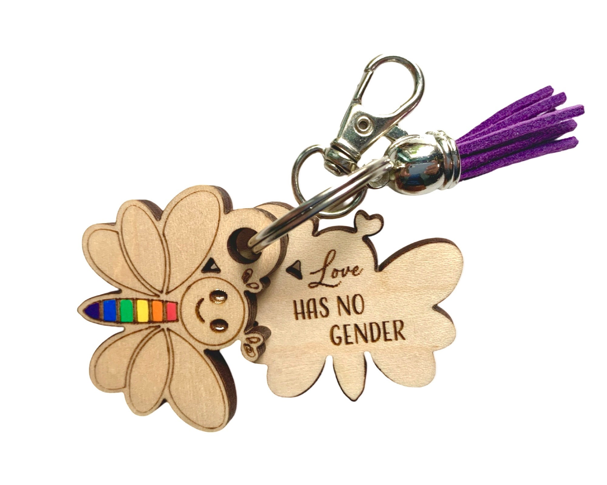 Laser Cut Digital File / Pride Keychain SVG / Glowforge / Gay Pride ...