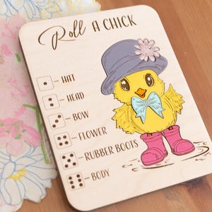 Laser Cut Digital File, Easter Egg Roll A Chick Puzzle Game SVG ...