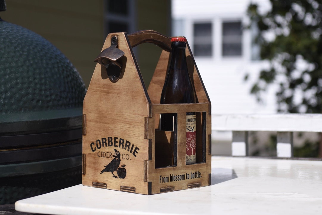 Plans for a 4-pack Cider Caddy - A Four Drink Carrier for Bigger ...