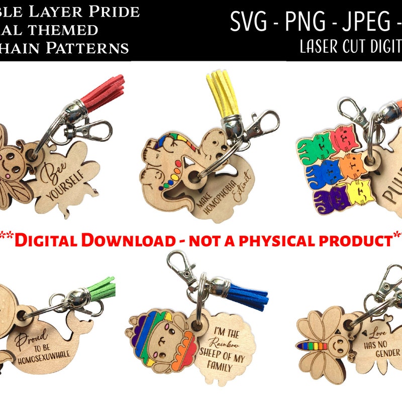 Gay Pride Laser Cut - Etsy