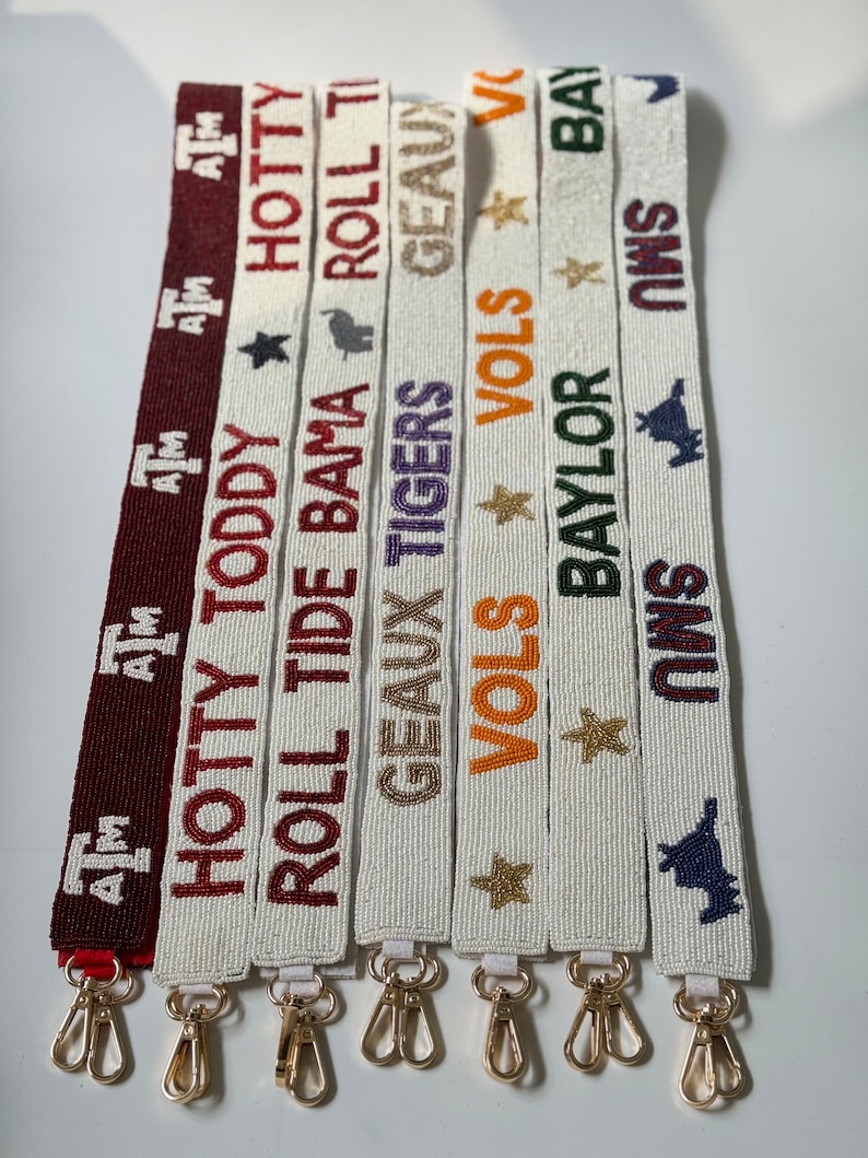 Gameday Beaded Purse Straps, Beaded Bag Straps, Beaded Purse Strap ...