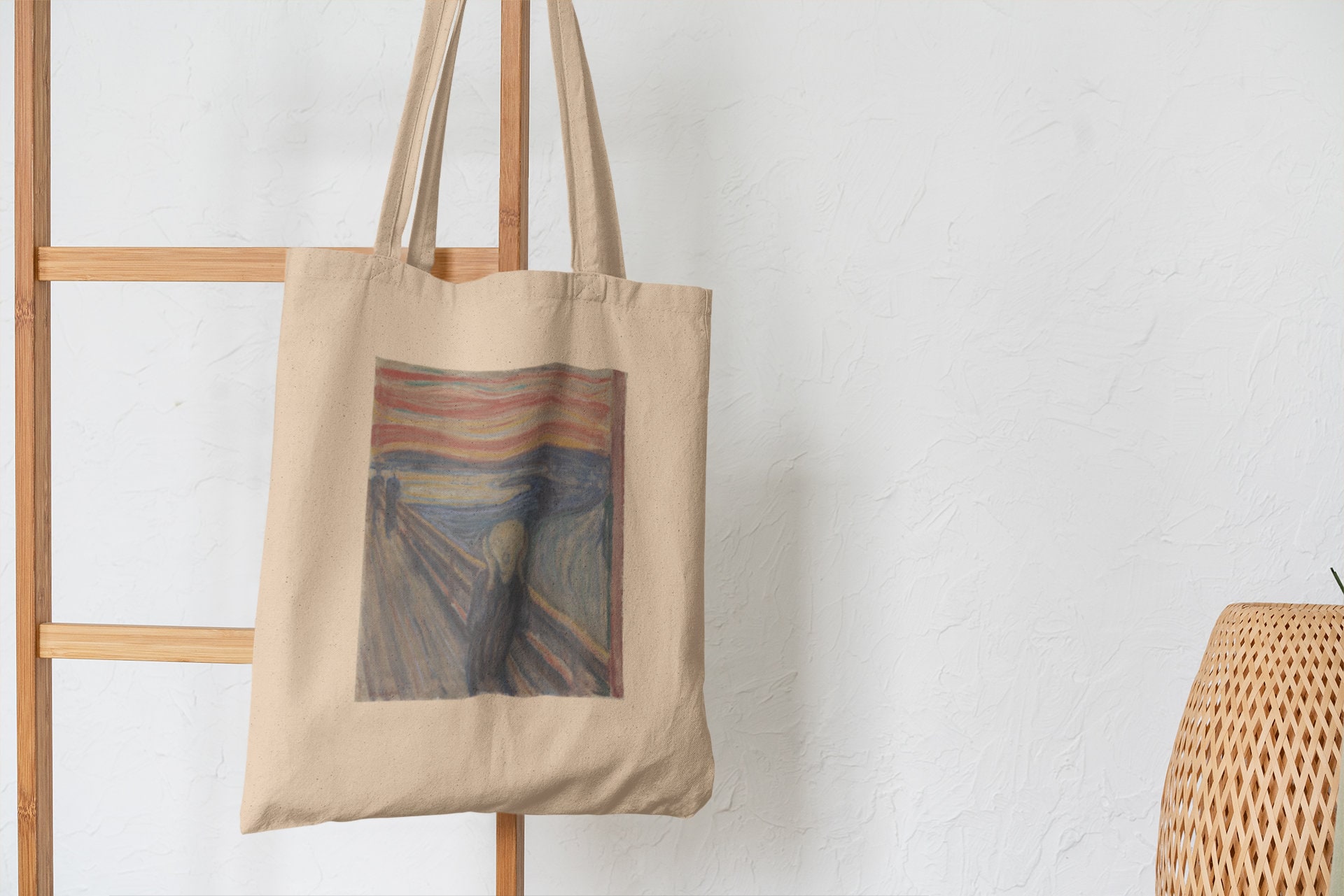 The Scream Tote Bag Famous Painting Edvard Munch - Etsy UK