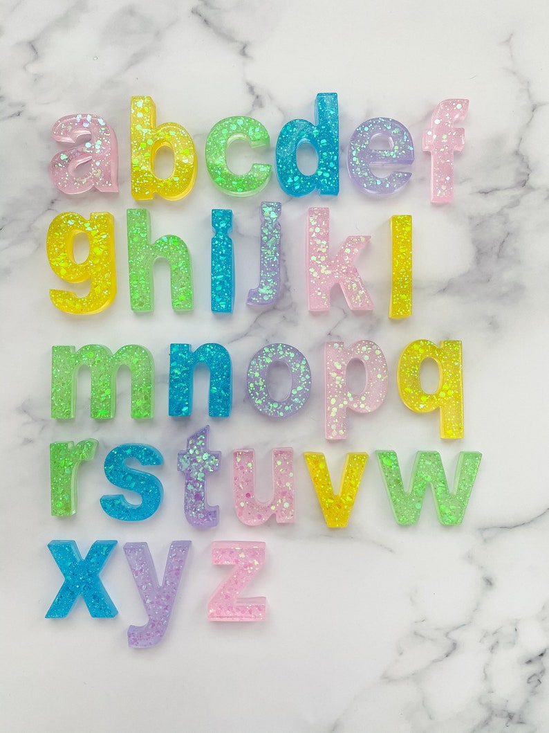 The Pastel Alphabet and Numbers Set Pastel Alphabet Learning | Etsy