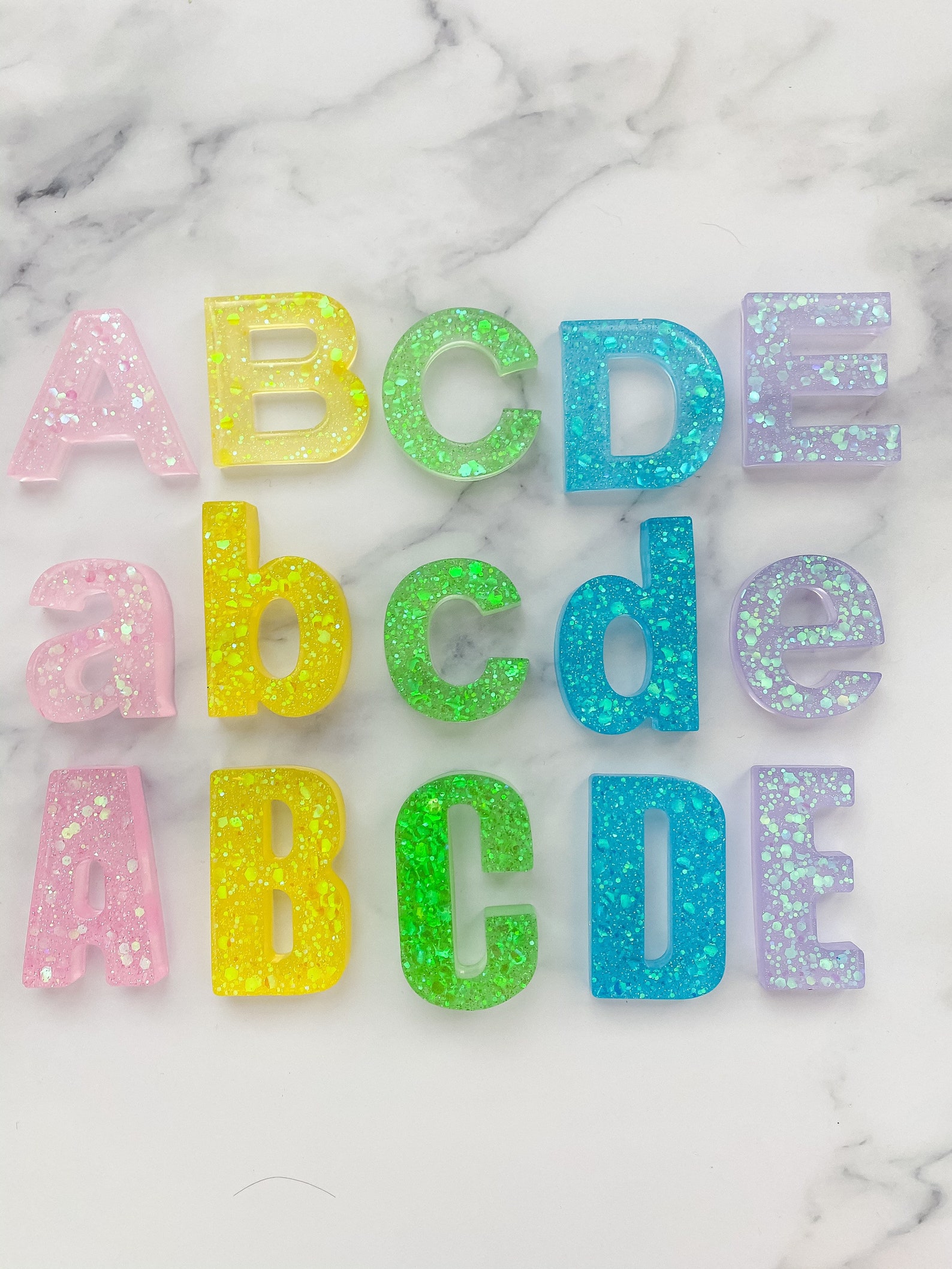 The Pastel Alphabet and Numbers Set Pastel Alphabet Learning | Etsy