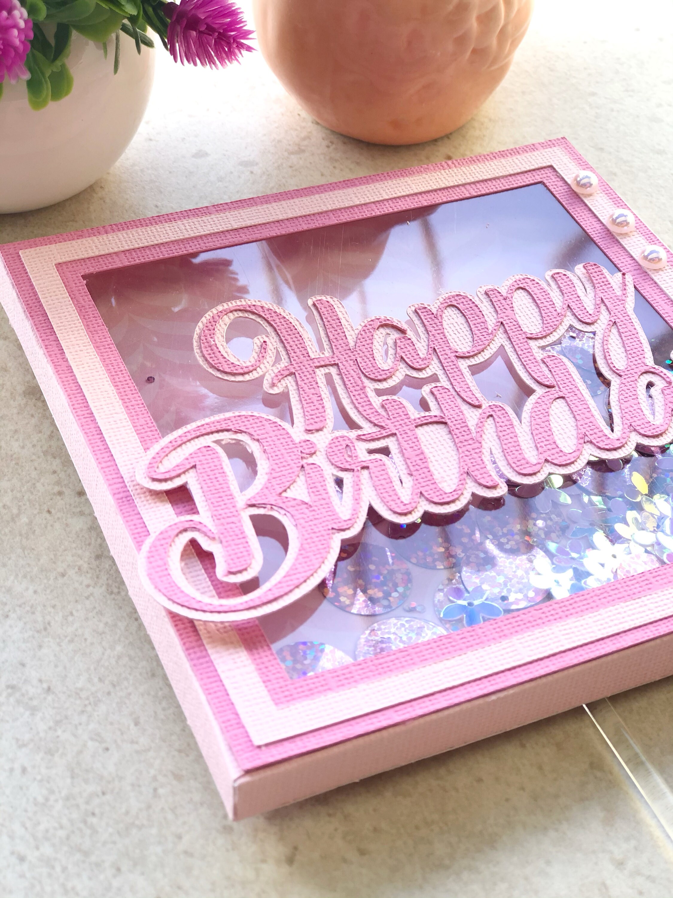 Square base for shaker cake topper SVG Cut File instant | Etsy