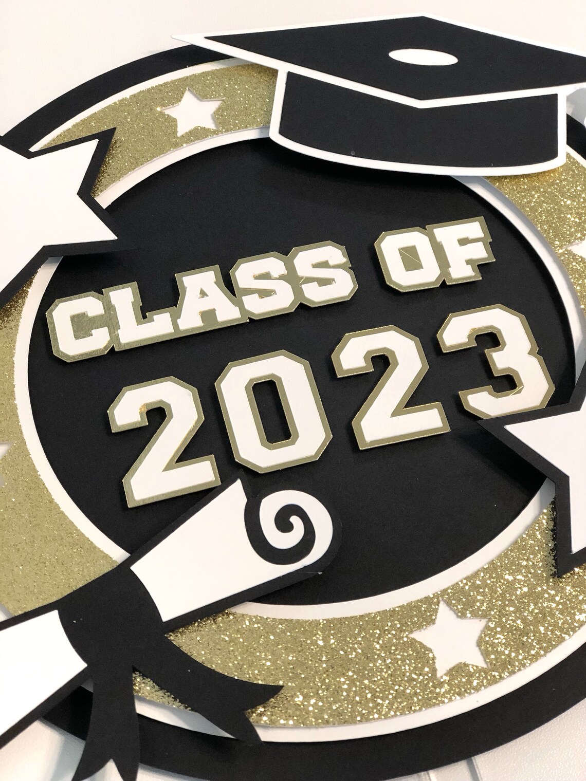 Graduation Cake Topper Class Of Cake Topper Custom Cake - Etsy