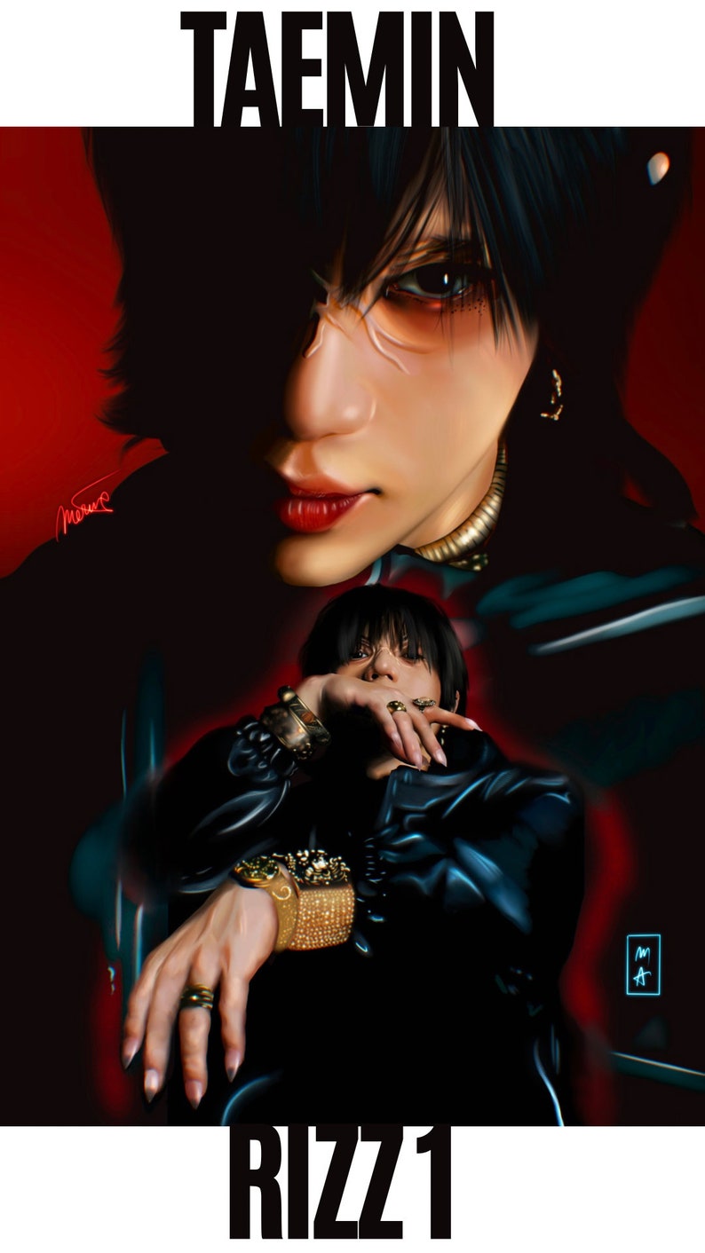 TAEMIN X SHINEE Kpop Guilty Art Print Poster | A4 A5 - Etsy
