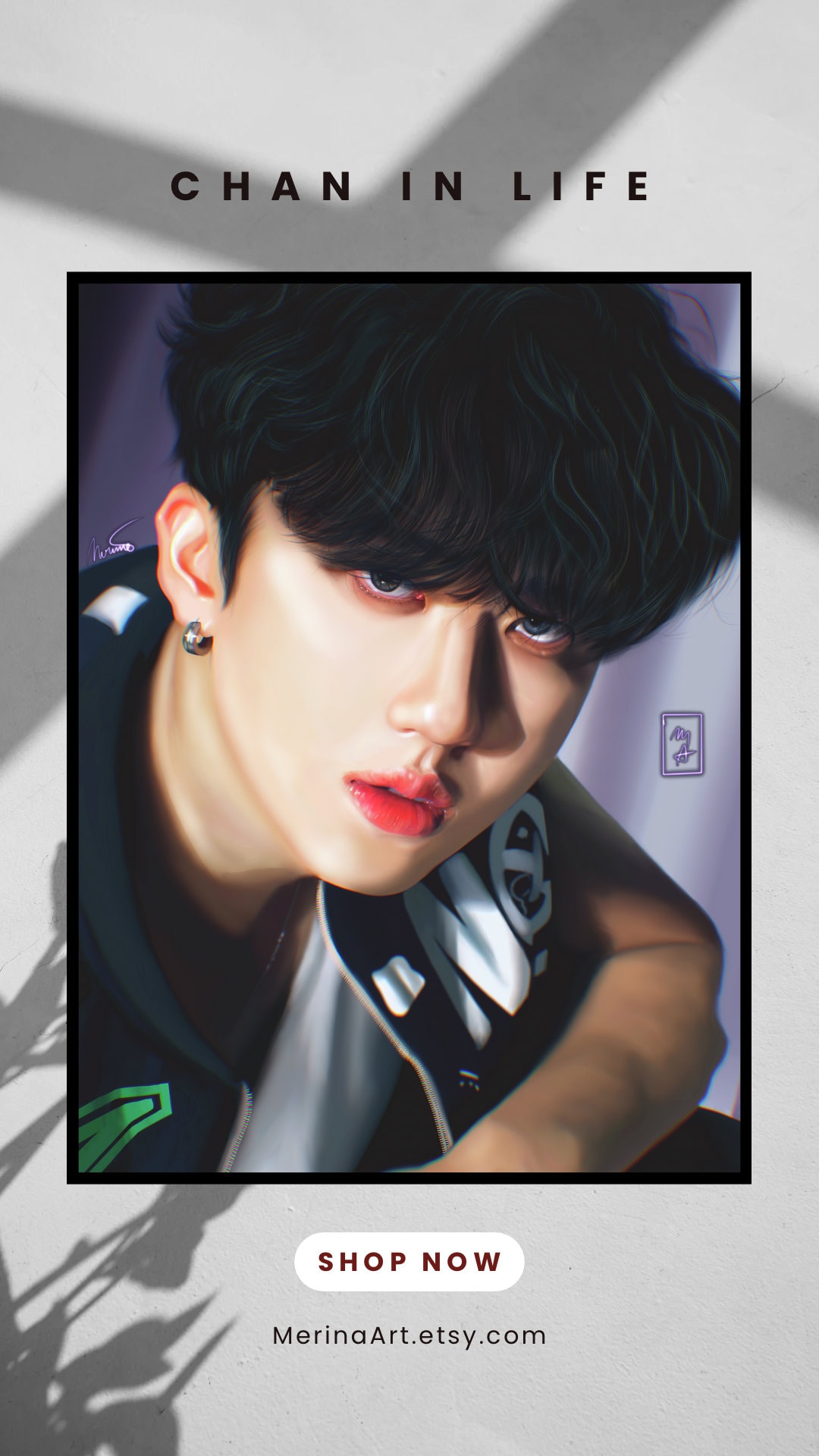 Stray Kids X CHANGBIN Digital Print/poster, Kpop, Fanart, SKZ, Binnie ...