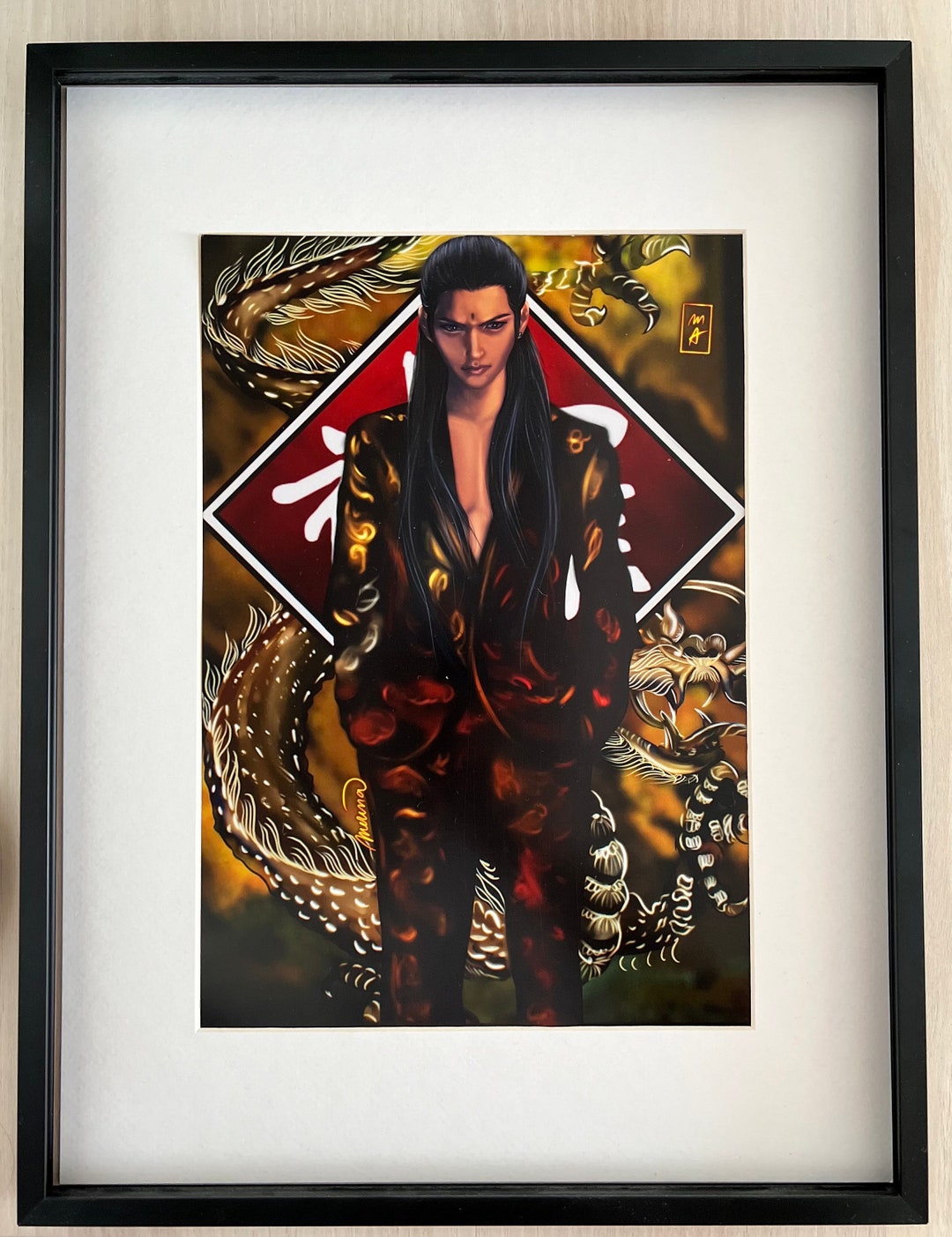 FINAL FANTASY Remake FF7 TSENG of the Turks | Digital Print Poster ...