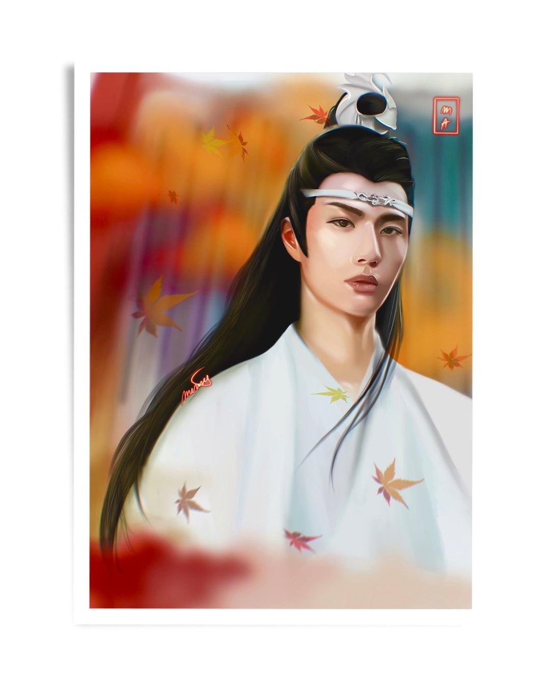 The Untamed Lan WANGJI X HANGUANG Jun Lan Zhan Untamed MDZS Digital Fan ...