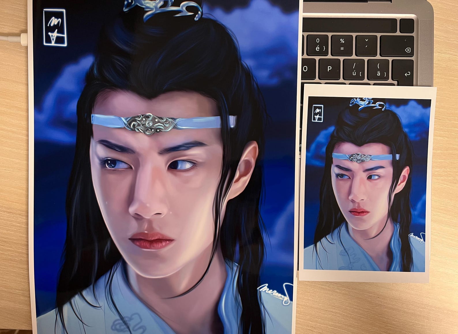 Lan WANGJI X HANGUANG Jun, the Untamed, MDZS Print/poster, Fanart - Etsy