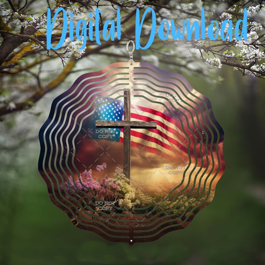 God's Country Wind Spinner - Digital Design - Download - Png File - Etsy