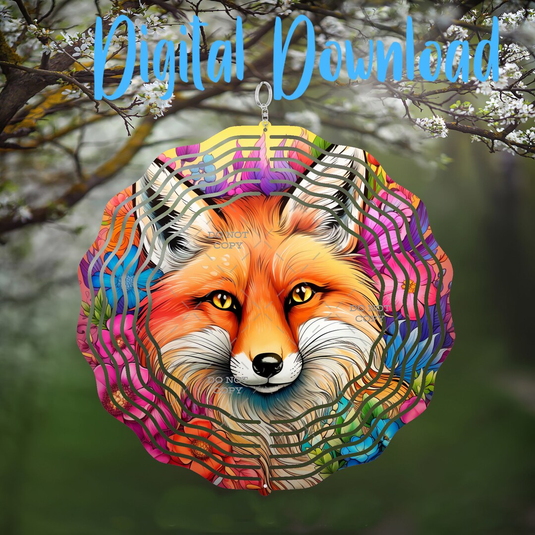 Fox Wind Spinner - DIGITAL Download - Png File - Etsy