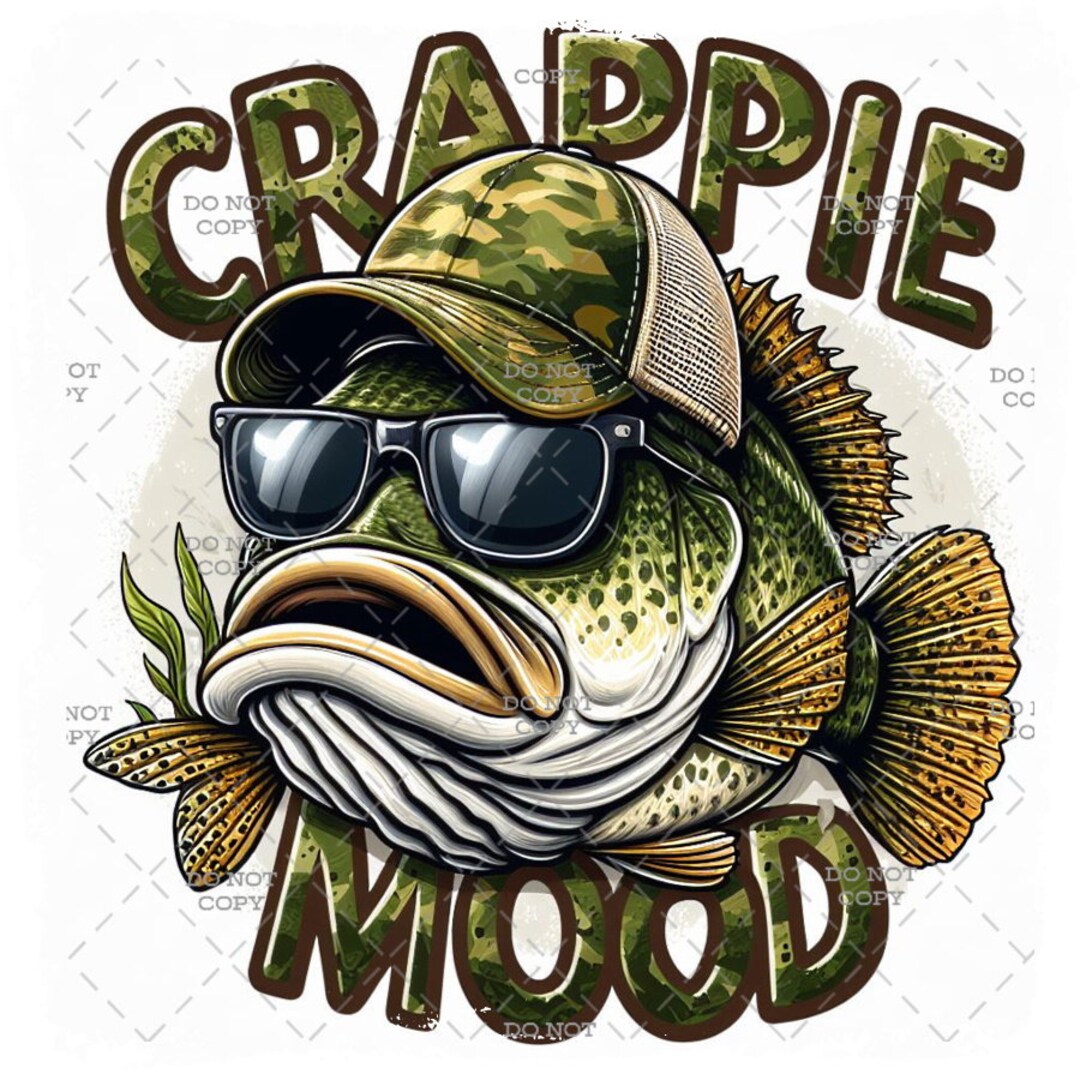 Crappie Mood Fish | Sublimation PNG | Camo | Fishing Camoflauge ...