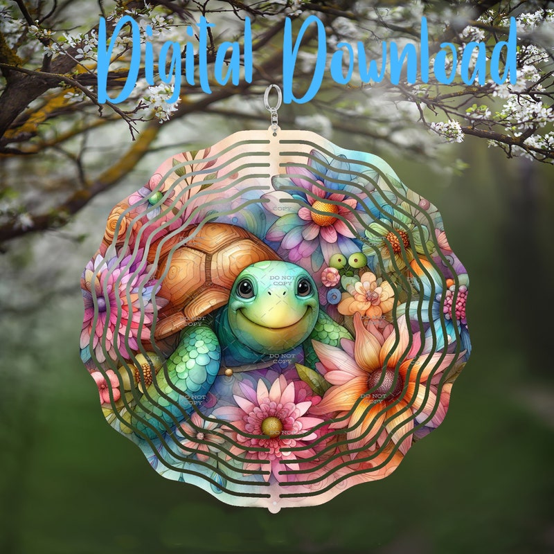 Whimsical Turtle - Etsy