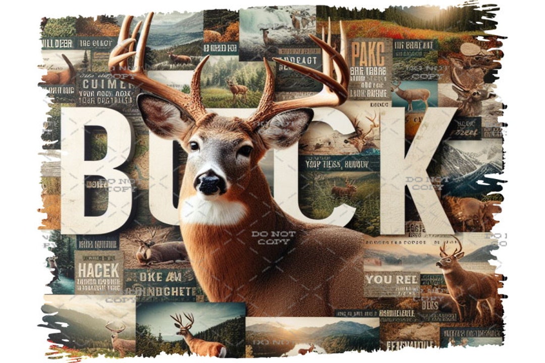 Deer Hunting Sublimation PNG Collage Galliform Bird Digital Download - Etsy