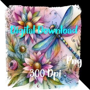 Whimsical Dragonfly | Digital Download | Png File - Etsy