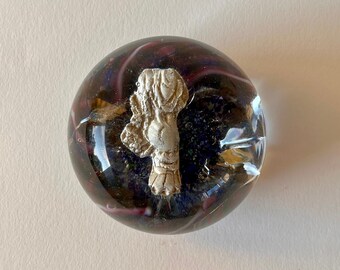 Victorian English Glass Dome Paperweight 1800s Circa 1890s, Father's ...