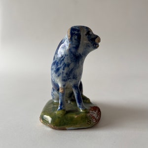 18th C Delft Polychrome Faience Dog Figurine - Etsy