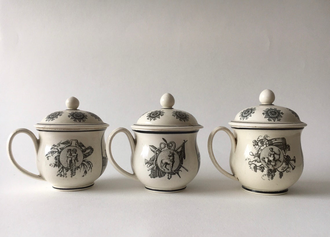 Antique French Creil Cream Pot 19th Century | Etsy