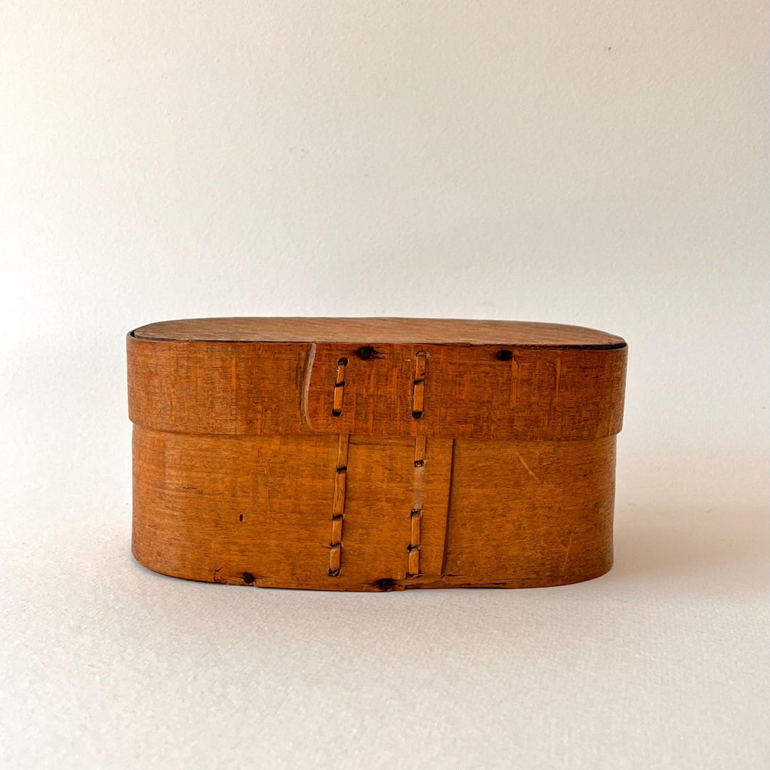 Small Antique Swedish Pine Wood Box - Etsy