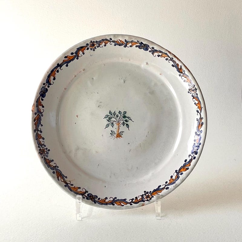 Moustier Faience Plates - Etsy
