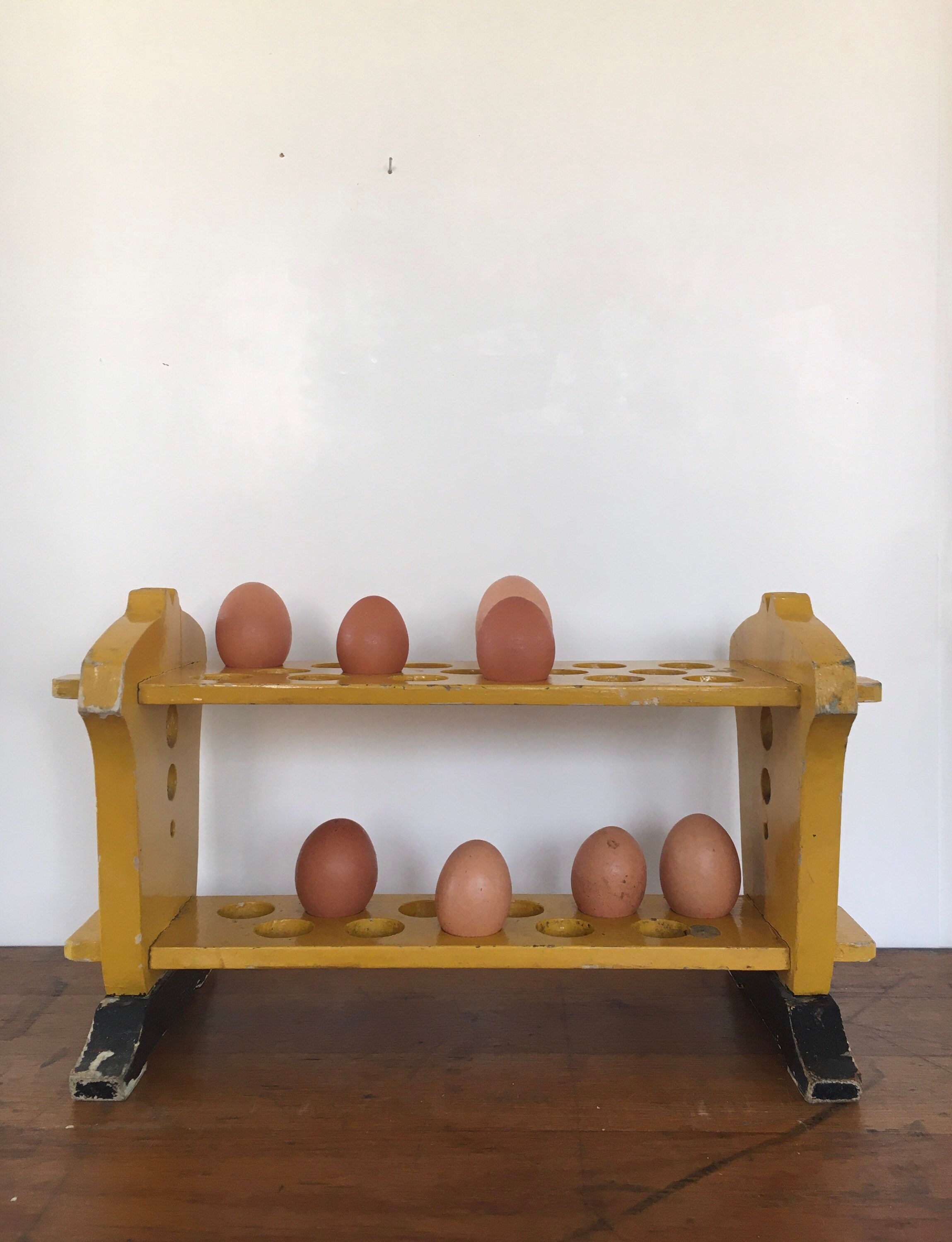 Vintage Wooden Egg Rack | Etsy