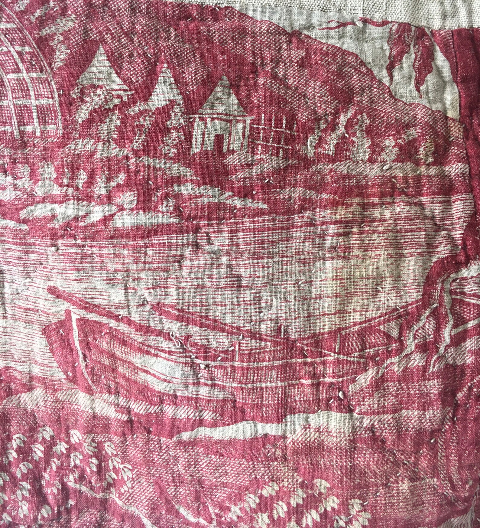 18th Century French Toile De Jouy Fabric - Etsy